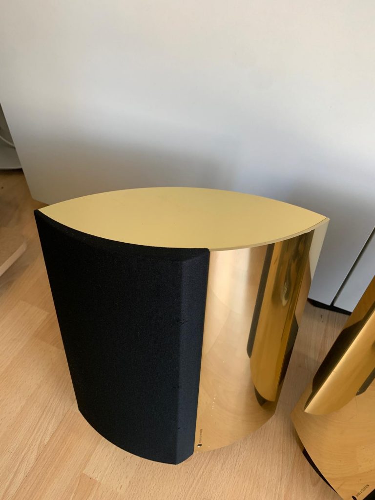Bang & Olufsen BeoLab 4000 Active Loudspeakers in Gold | SkynnexAV